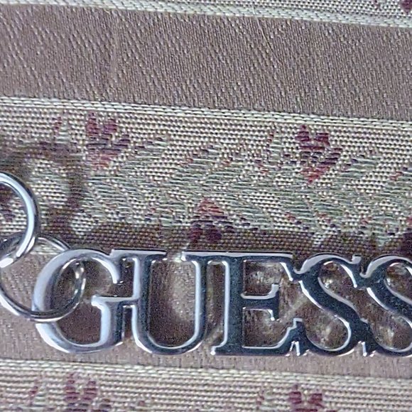 Guess | Accessories | Guess Chrome Bag Charmkey Chain | Poshmark